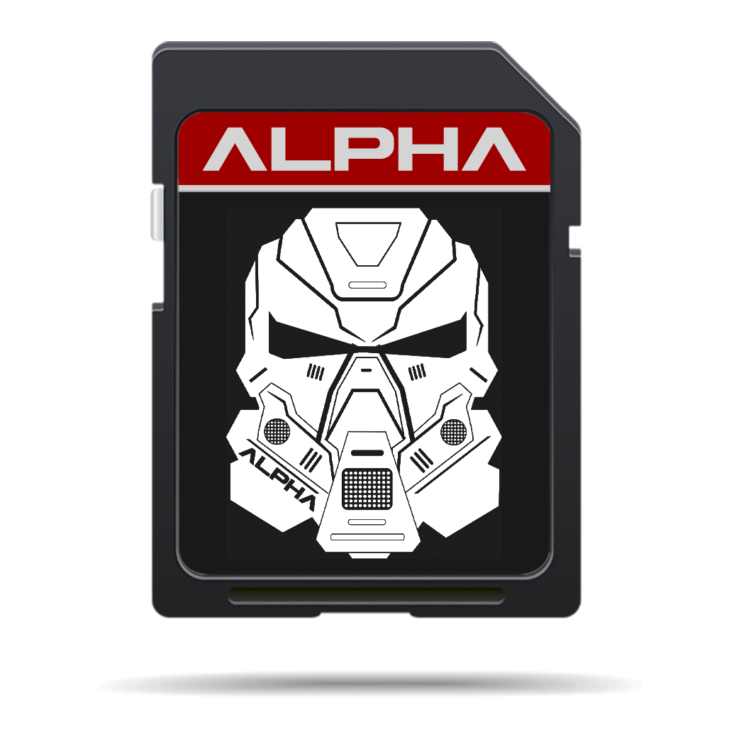 SD Card Label Alpha Series